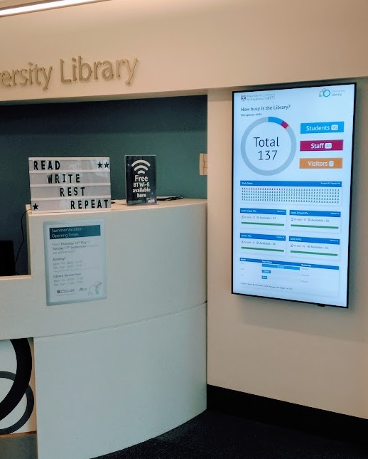Improved Library counter – now with computer availability – Library blog